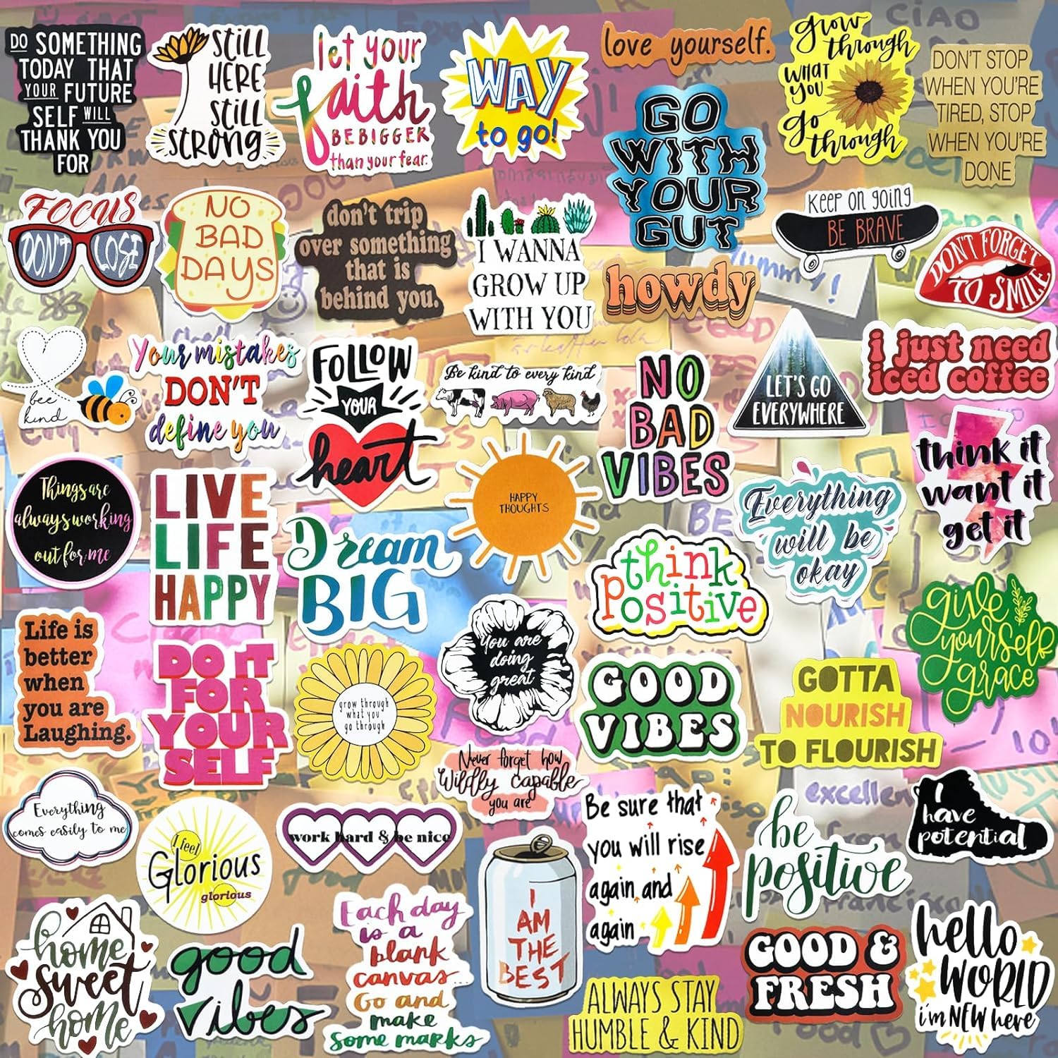 Snapklik.com : 200PCS Quote Stickers, Positive Stickers, Affirmation ...