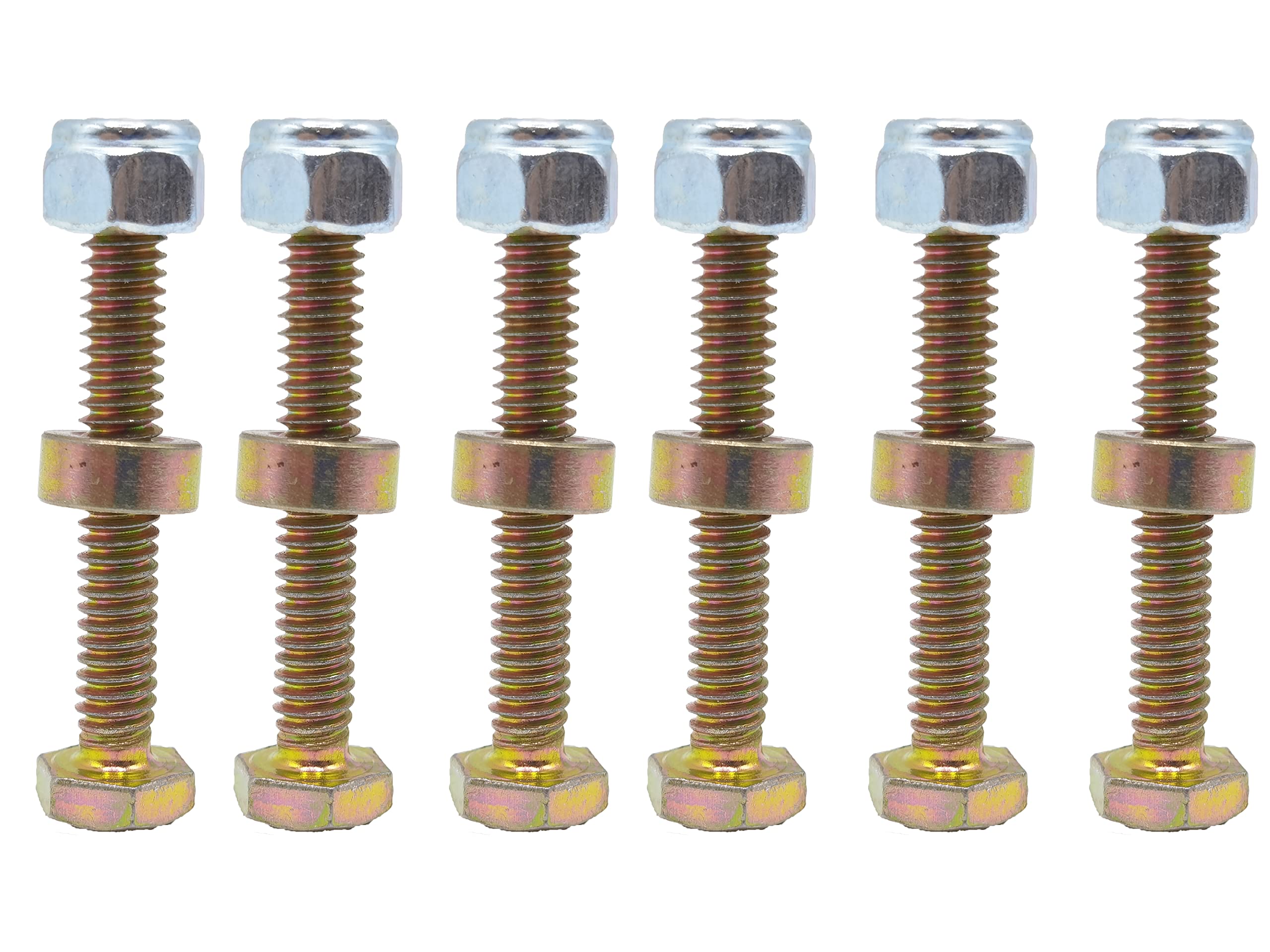 Amazon.com: (Pack of 6) 1501216ma Auger Shear Pin Bolt & Nuts fits for ...