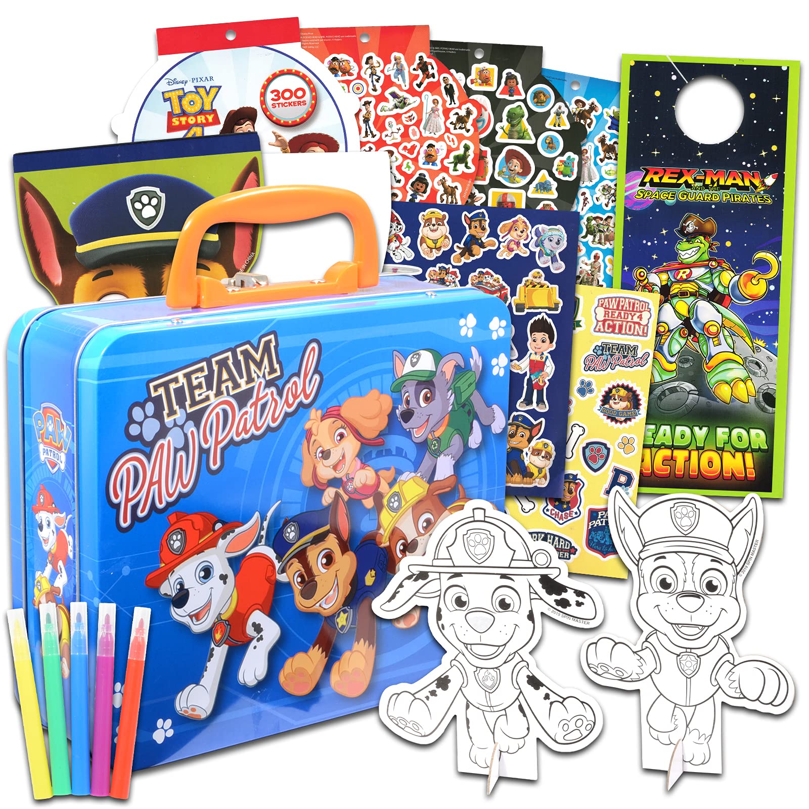 Nick Shop Nickelodeon Paw Patrol Tin Lunch Box Activity Set ...