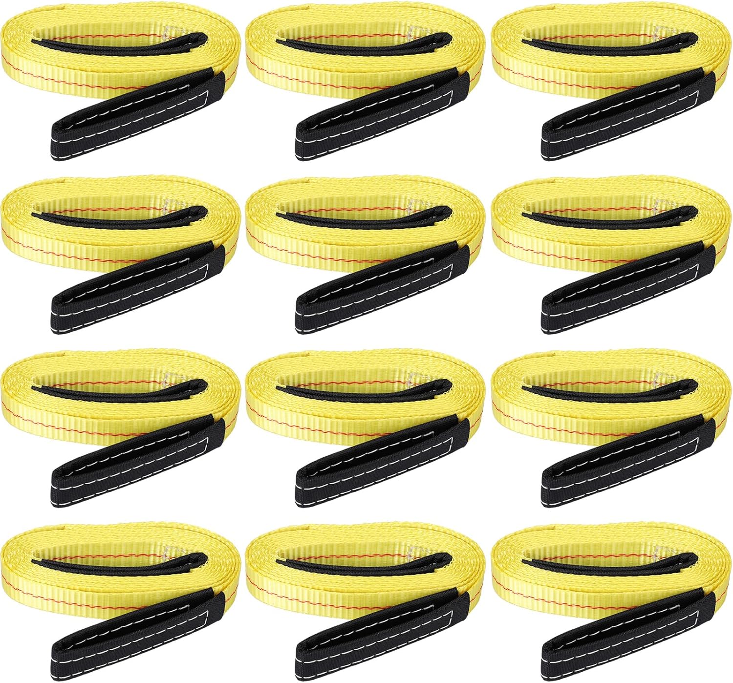 Amazon.com: Datanly 12 Pcs Lift Sling Straps Bulk 1"x 8' Heavy Duty ...