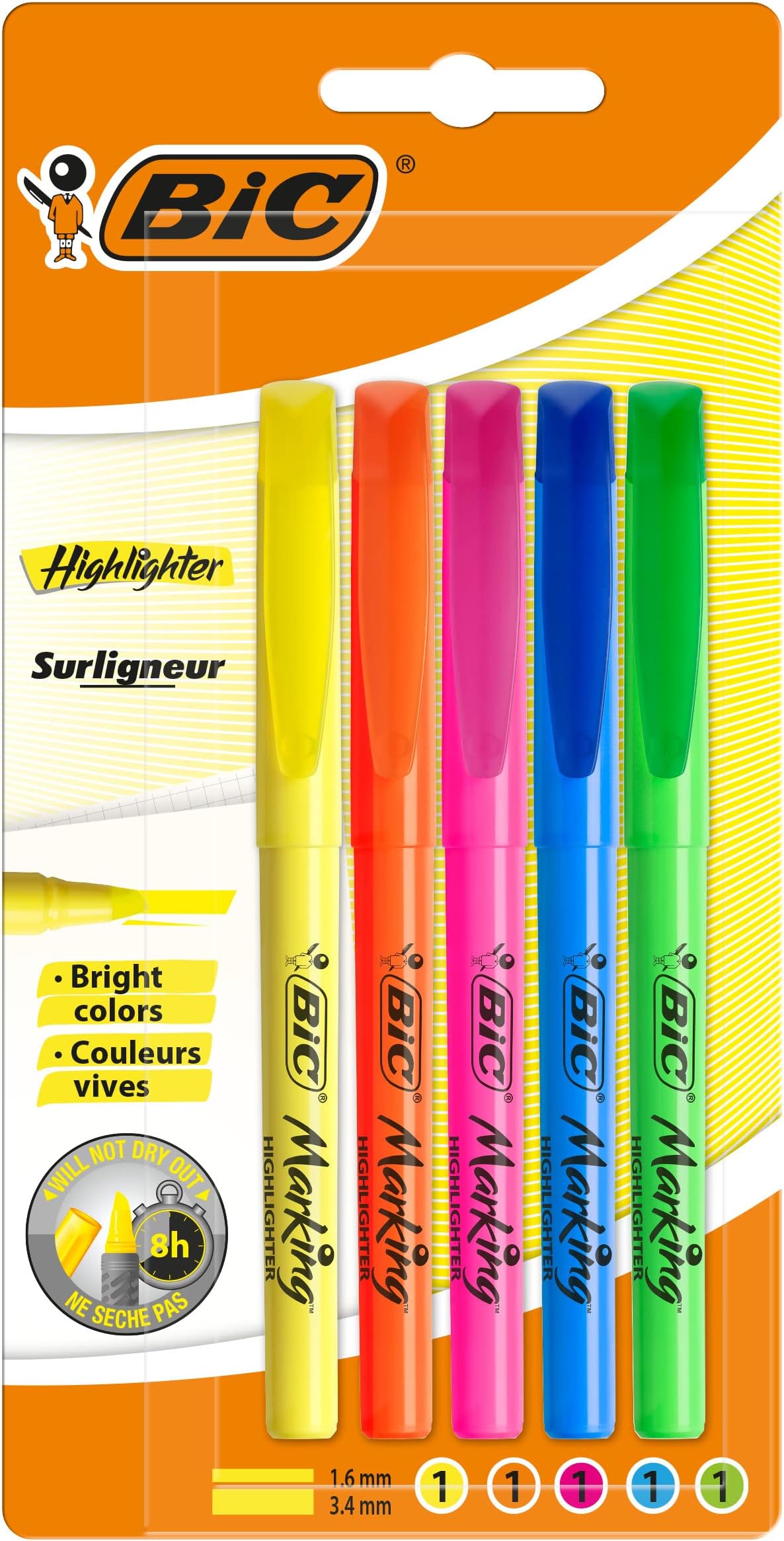 Stabilo Swing Cool Highlighter - Assorted Colour (Pack of 6) : Amazon ...