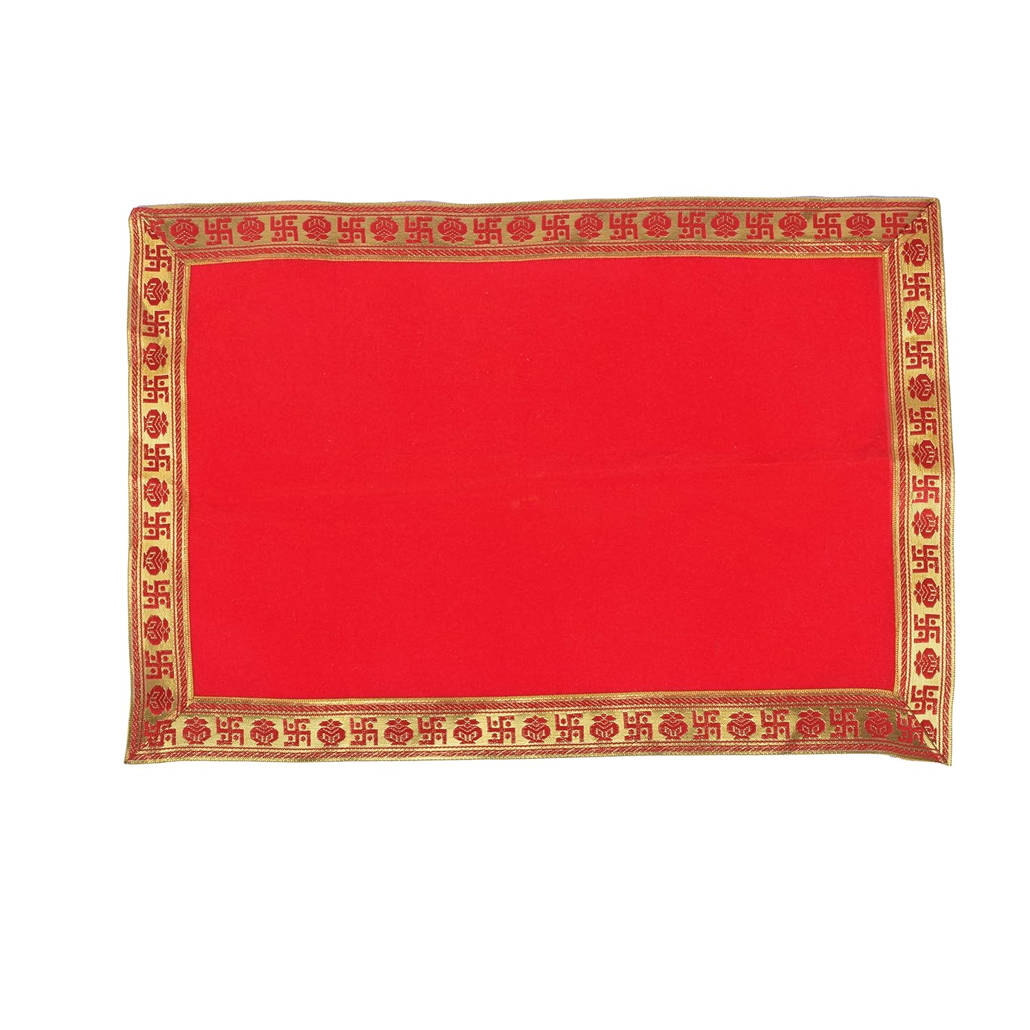 Buy JENSI Enterprise Ganpati Cotton Velvet Baithak Assan Size 12 x 18 ...