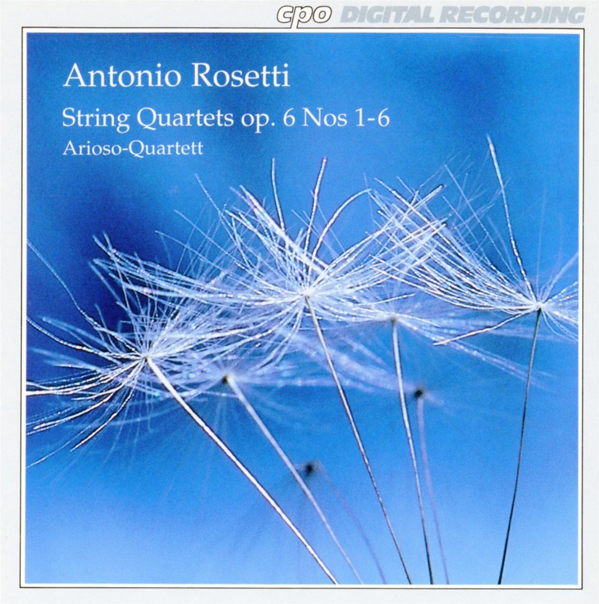 Amazon.com: Rosetti: String Quartets, Op. 6, Nos. 1-6: CDs & Vinyl