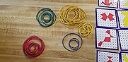 Amazon.com: Wooden Geoboard with Rubber Bands Graphical Math Pattern ...