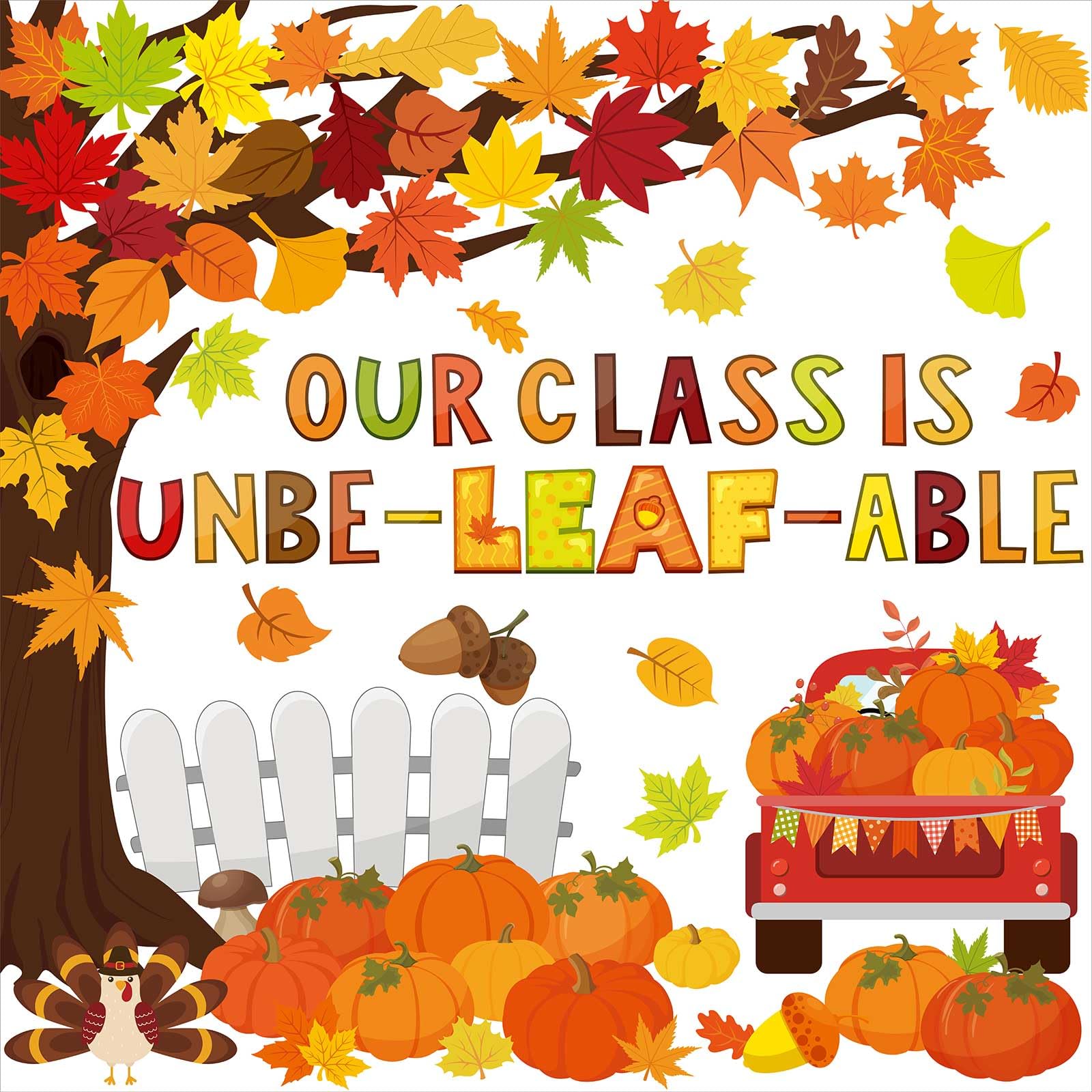 Snapklik.com : Pasimy 96 Pcs Fall Bulletin Board Decorations ...