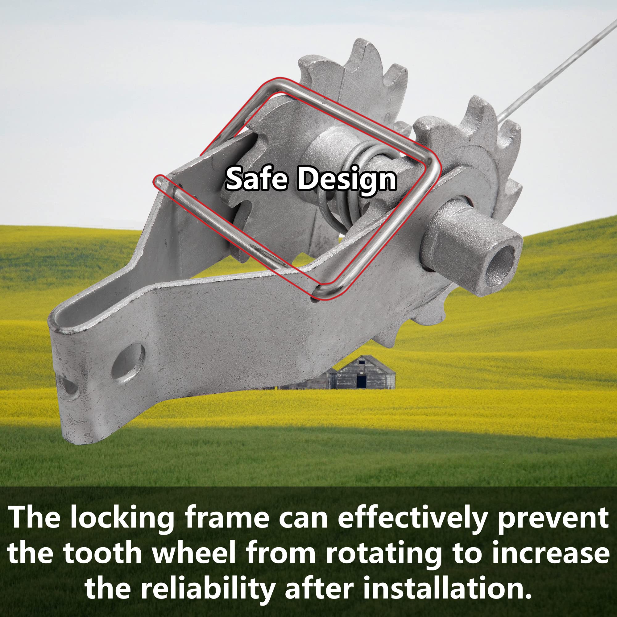 HITTITE Electric Fence Wire Strainer, 9 pcs Heavy Duty Inline Wire ...