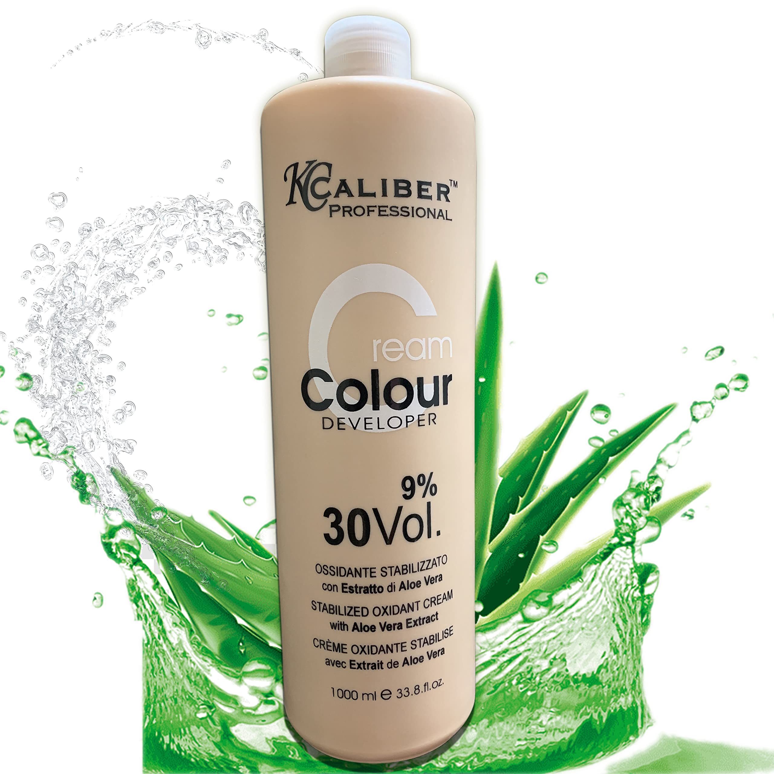 Buy KC Caliber Professional Hair Color Cream Developer 30 Vol 9% Aloe ...