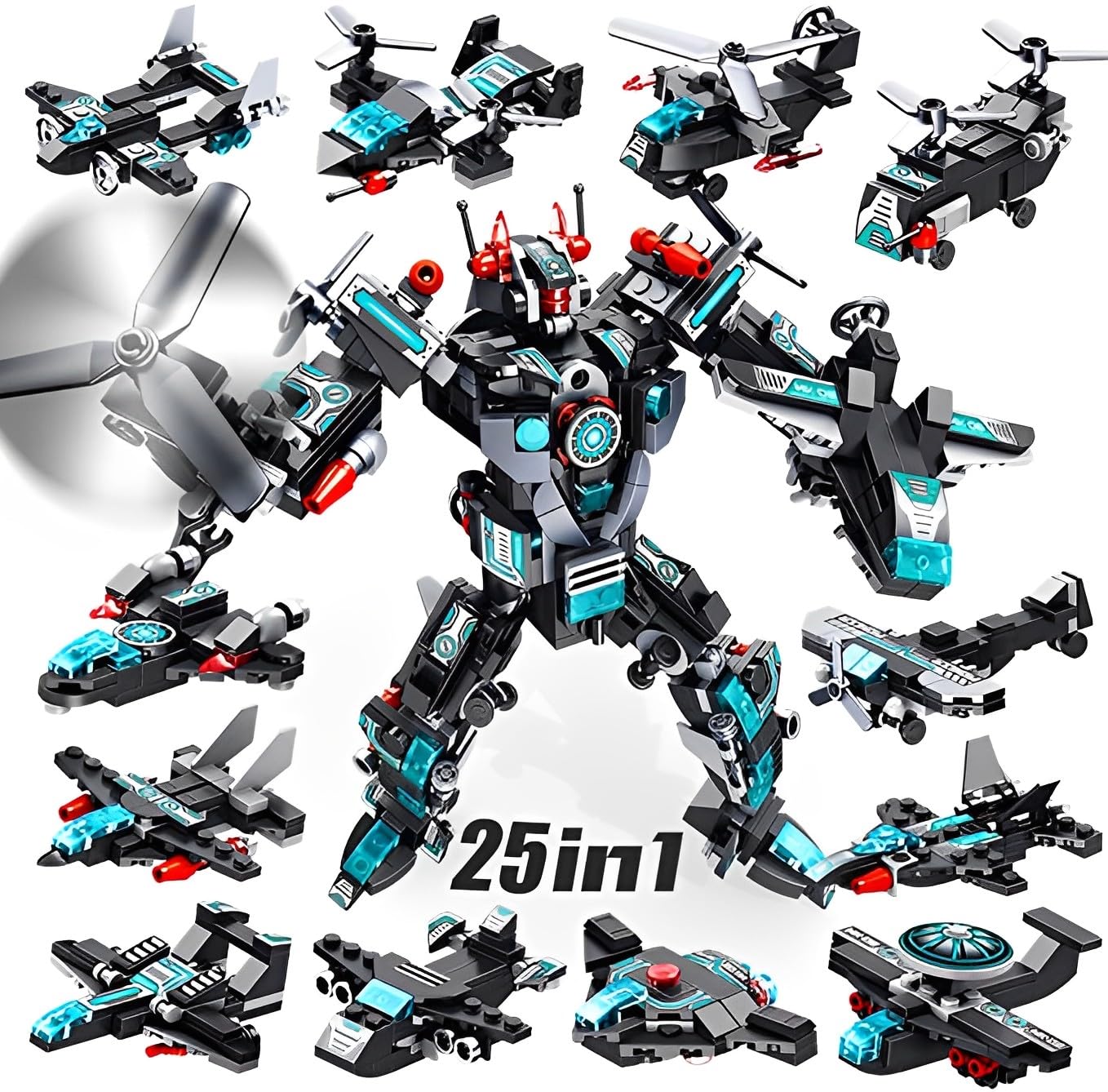 Snapklik.com : STEM Robot Building Kit - 577 Pieces 25-in-1 ...