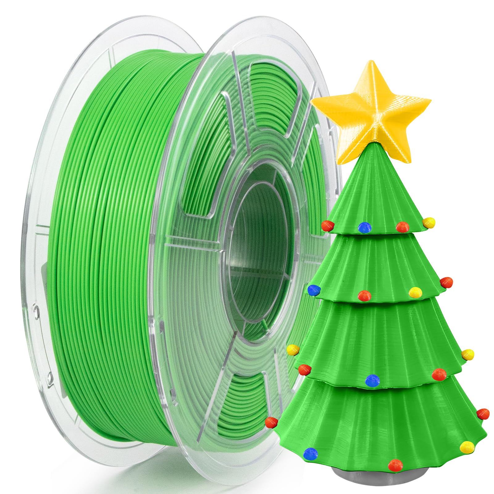 Amazon.com: iSANMATE High Speed PLA+ 3D Printer Filament, Christmas ...