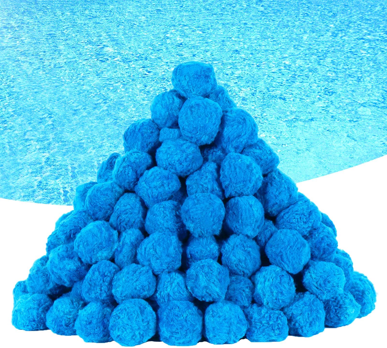 Amazon.com : U.S. Pool Supply 1.5 lbs Blue Pool Filter Balls - Eco ...