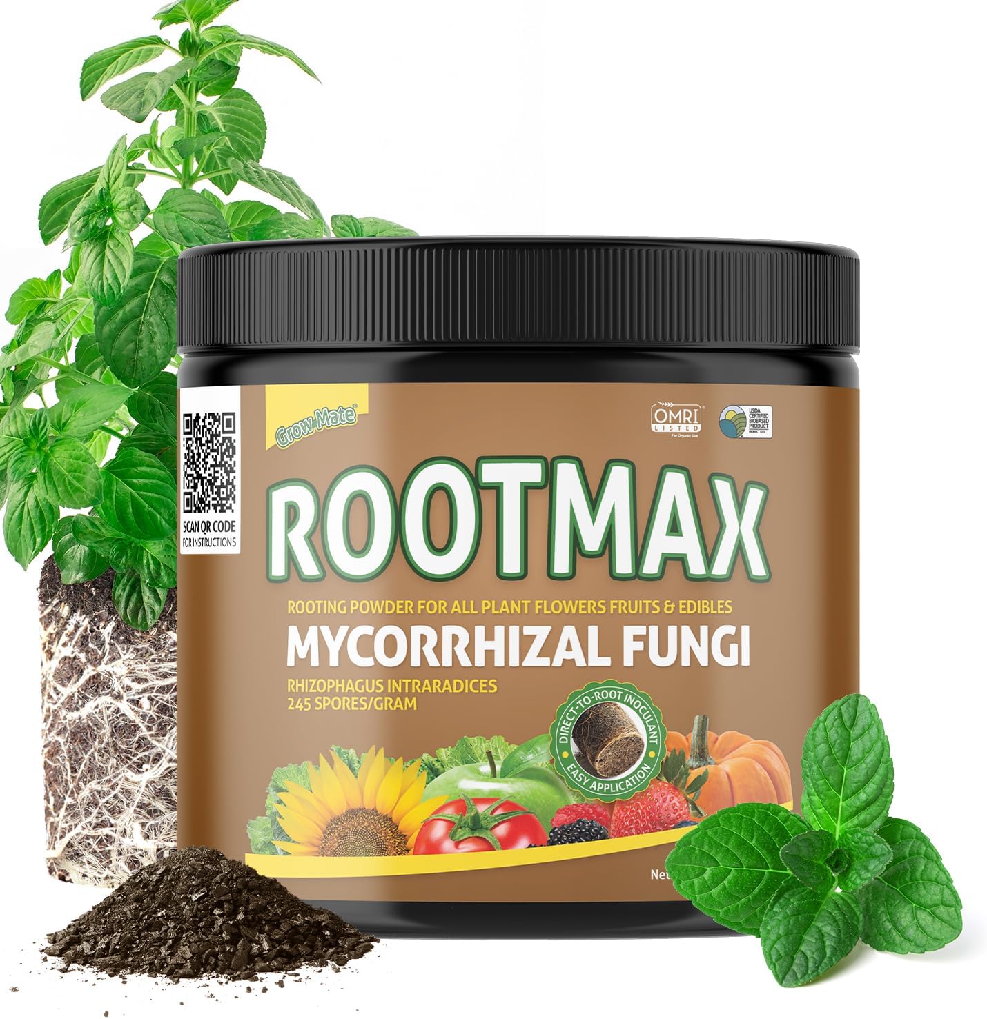 Grow Mate RootMax - Mycorrhizal Fungi Root Enhancer Nepal | Ubuy