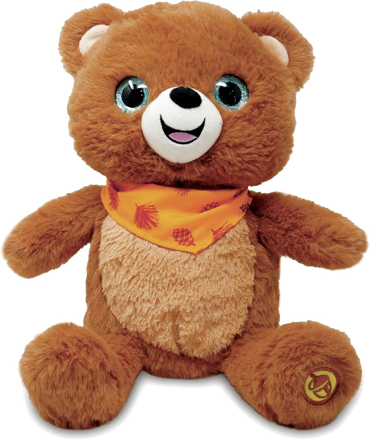 Amazon.com: Cuddle Barn - Guess Hoo Bernie | Animated Brown Bear ...