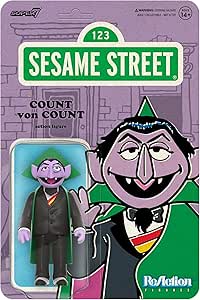 Amazon.com: Super7 Sesame Street Count von Count - 3.75" Sesame Street ...