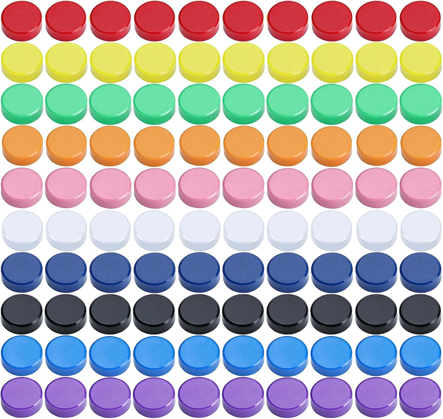 DARUITE Fridge Magnet, 100pcs Refrigerator Magnets, Small Magnets for ...