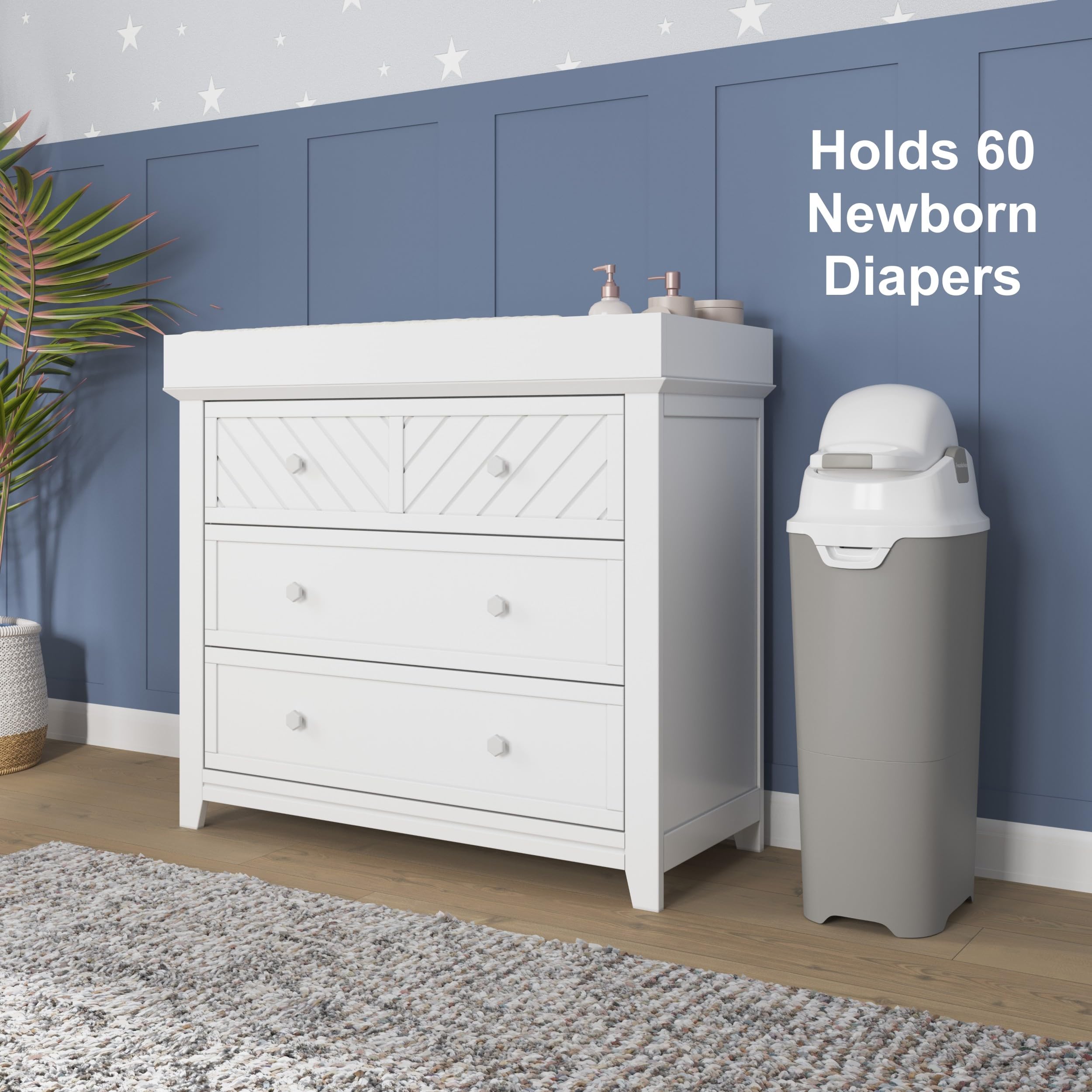 Snapklik.com : Foundations Tall Diaper Pail