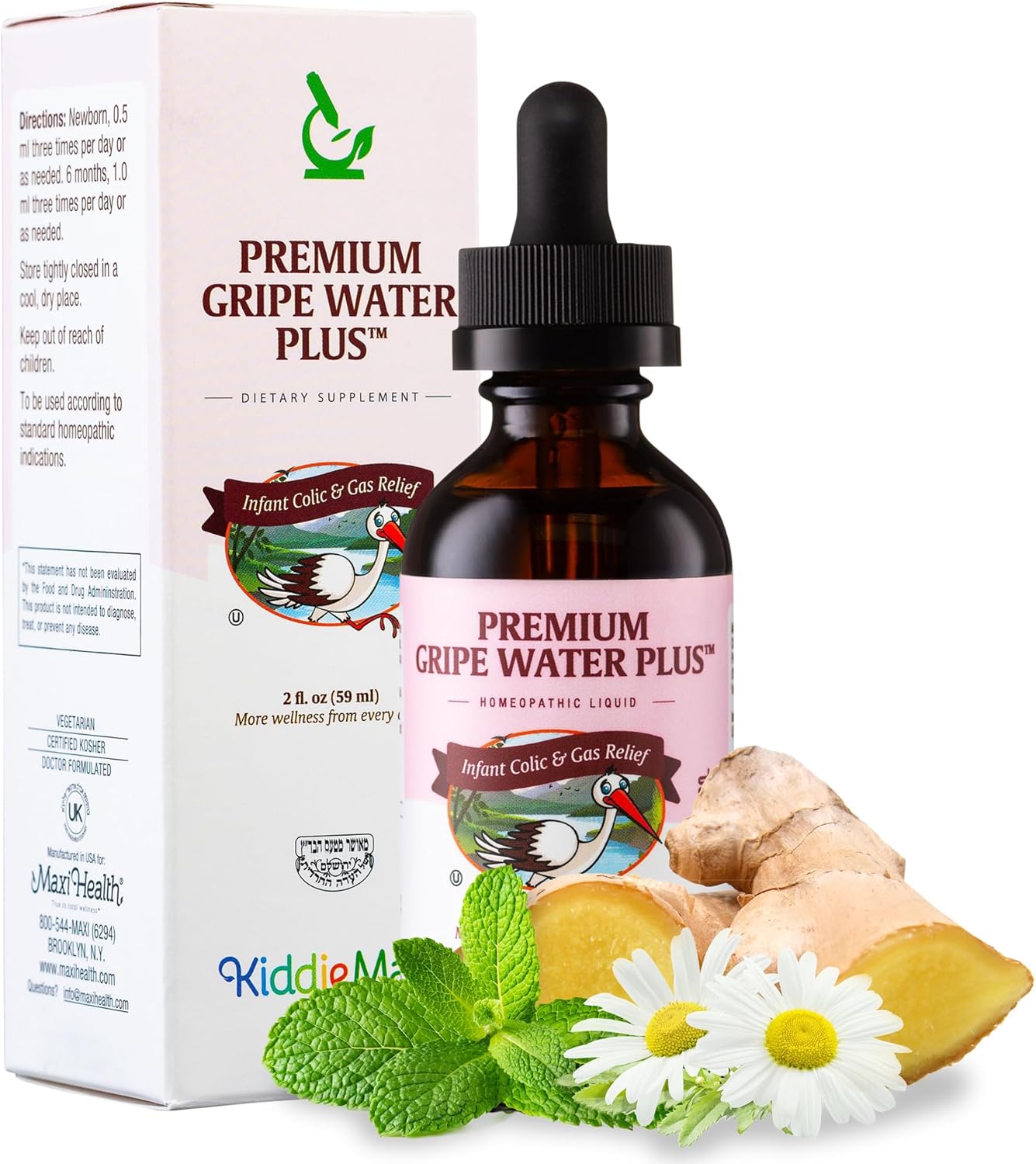Maxi Health Homeopathic Gripe Water for Baby – Cólico infantil, hipo ...