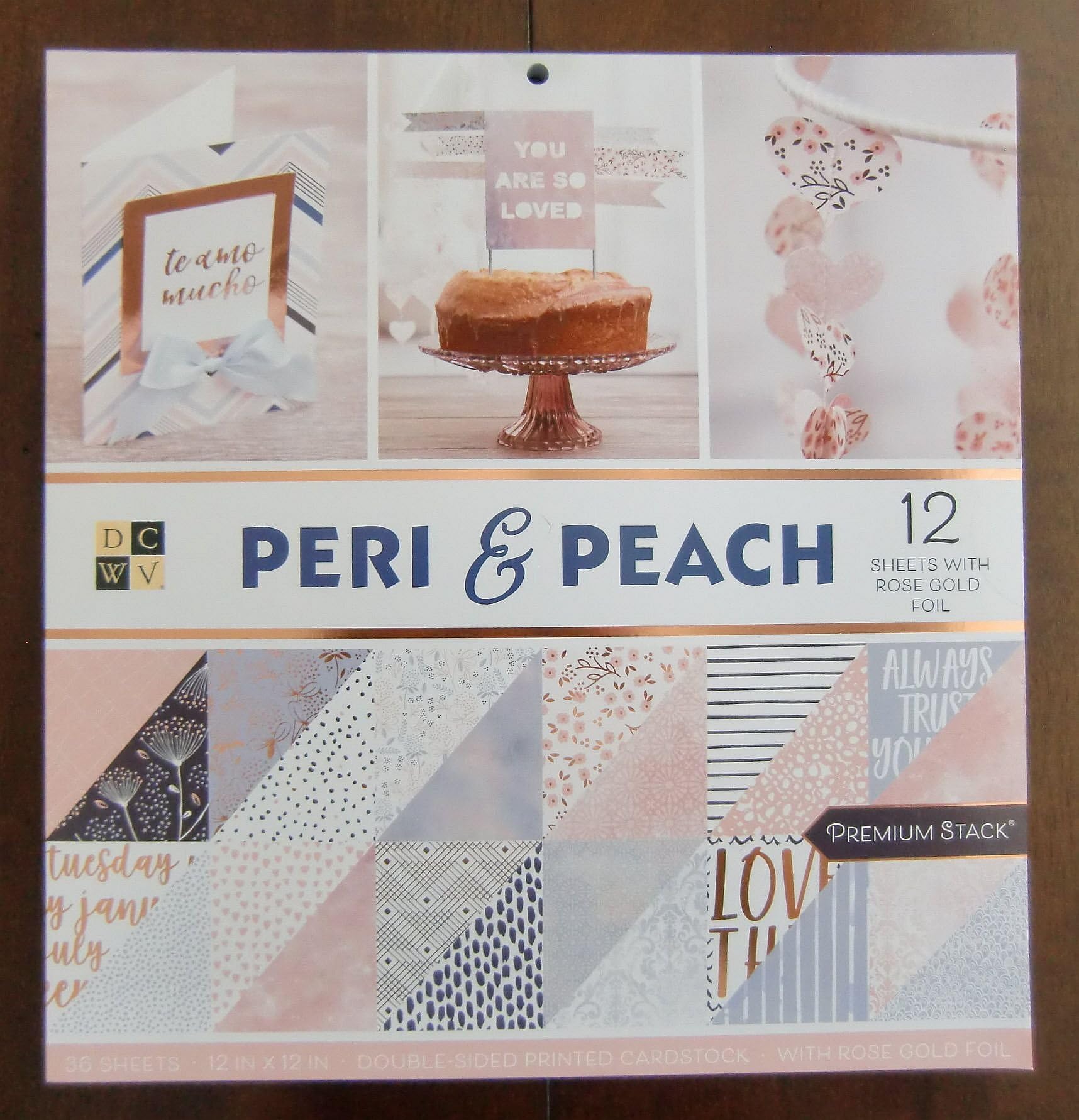 Amazon.com: DCWV Printed Cardstock Paper 12x12, 36 Sheets of Scrapbook ...