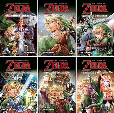 The Legend of Zelda: Twilight Princess, Vol. 6-11. Set of 6 Books ...