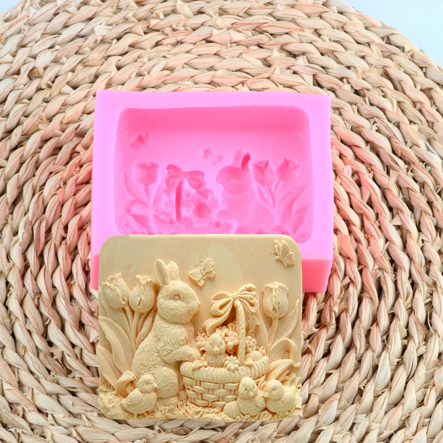 Snapklik.com : 3D Rabbit Cake Decorating Silicone Fondant Mold For ...