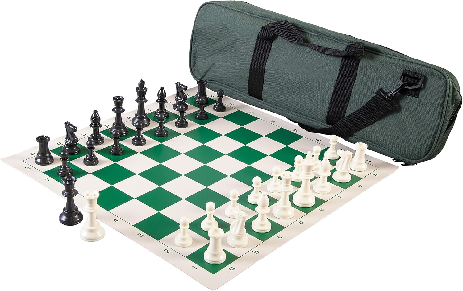 Amazon.com: Heavy Tournament Triple Weighted Chess Set Combo - Forest ...