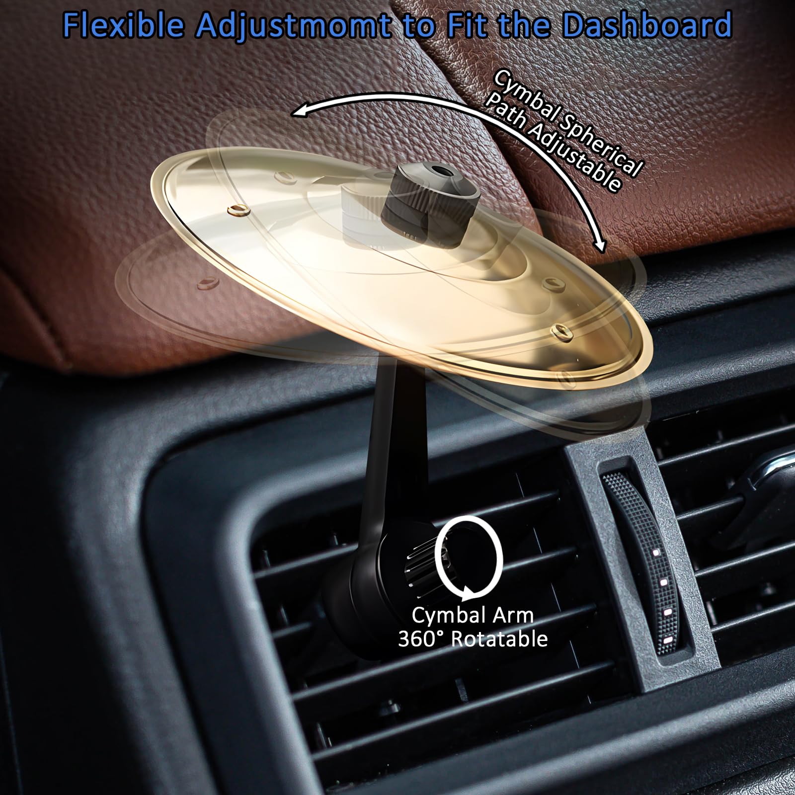 Car Drum Cymbal Air Vent Car Cymbal Air Vent Crash Dash Board Cymbal ...