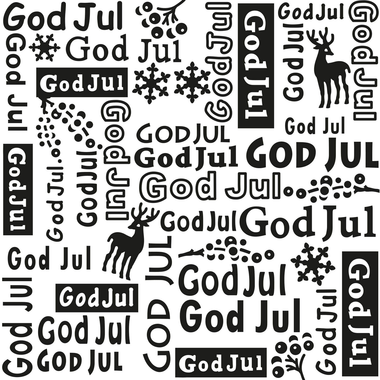 God Jul Font