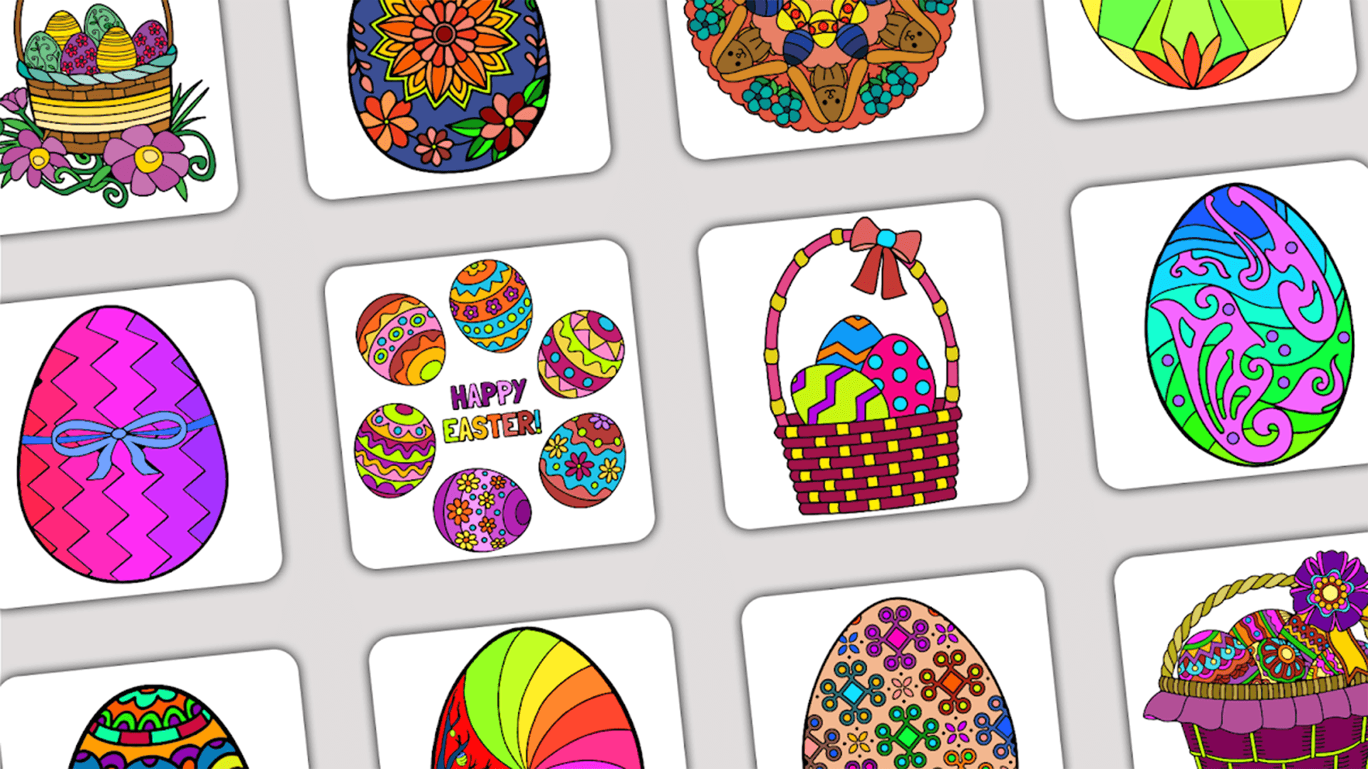Easter Eggs Color by Number - Free Painting Book - App on Amazon Appstore