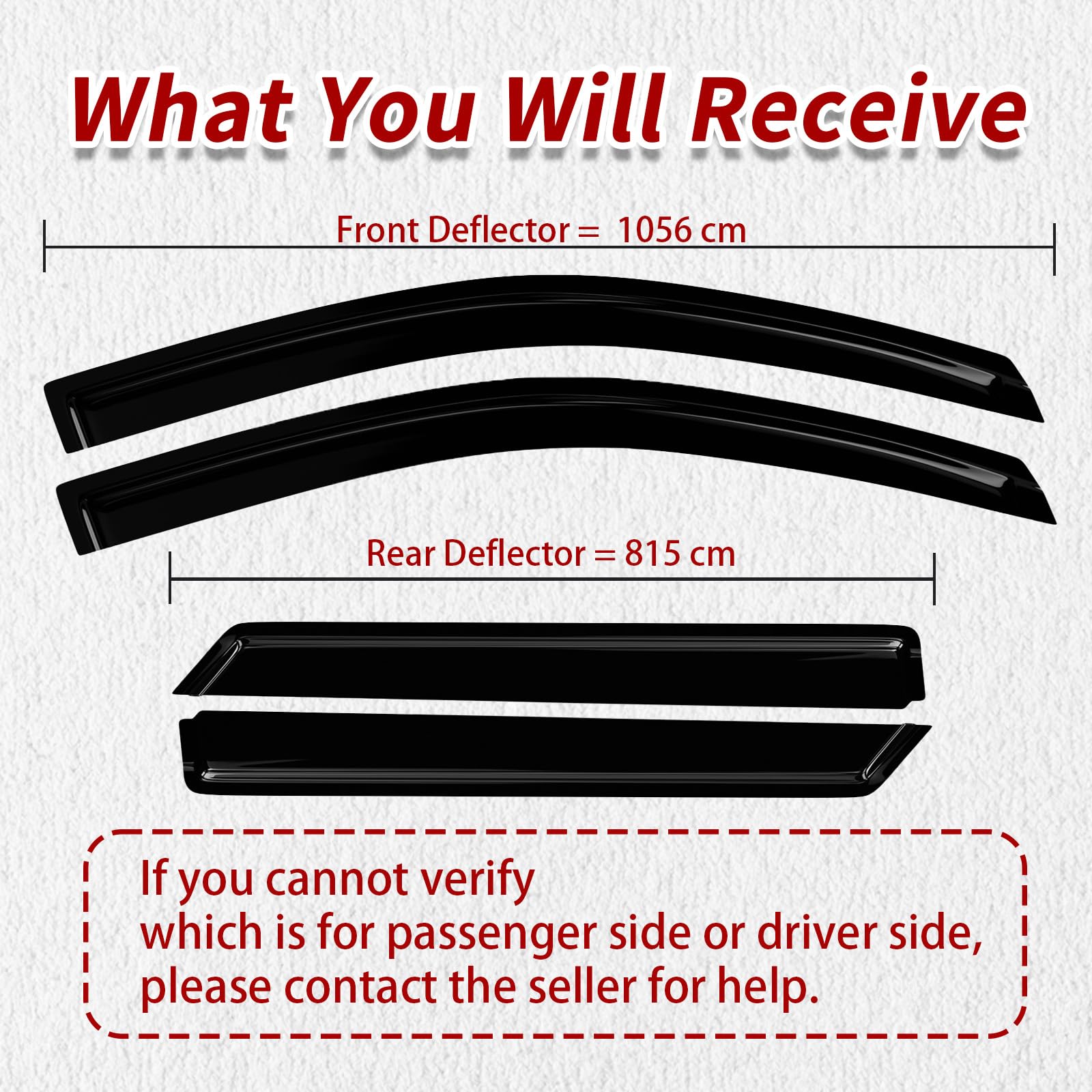 Snapklik.com : Window Visors Rain Guards Shield For 2019-2025 Toyota RAV4