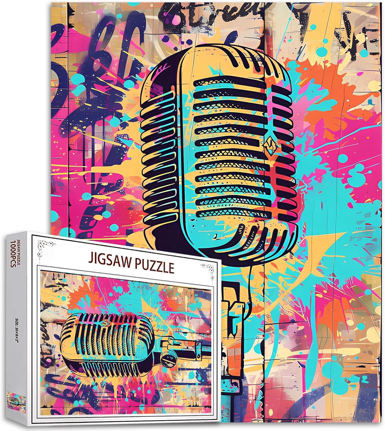 Amazon.com: 1000 Piece Jigsaw Puzzles for Adults Banksy Graffiti ...