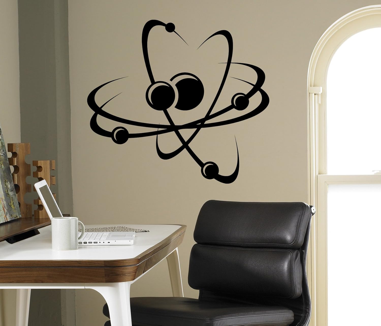 Amazon.com: Molecule Structure Wall Vinyl Decal Chemistry Sticker ...