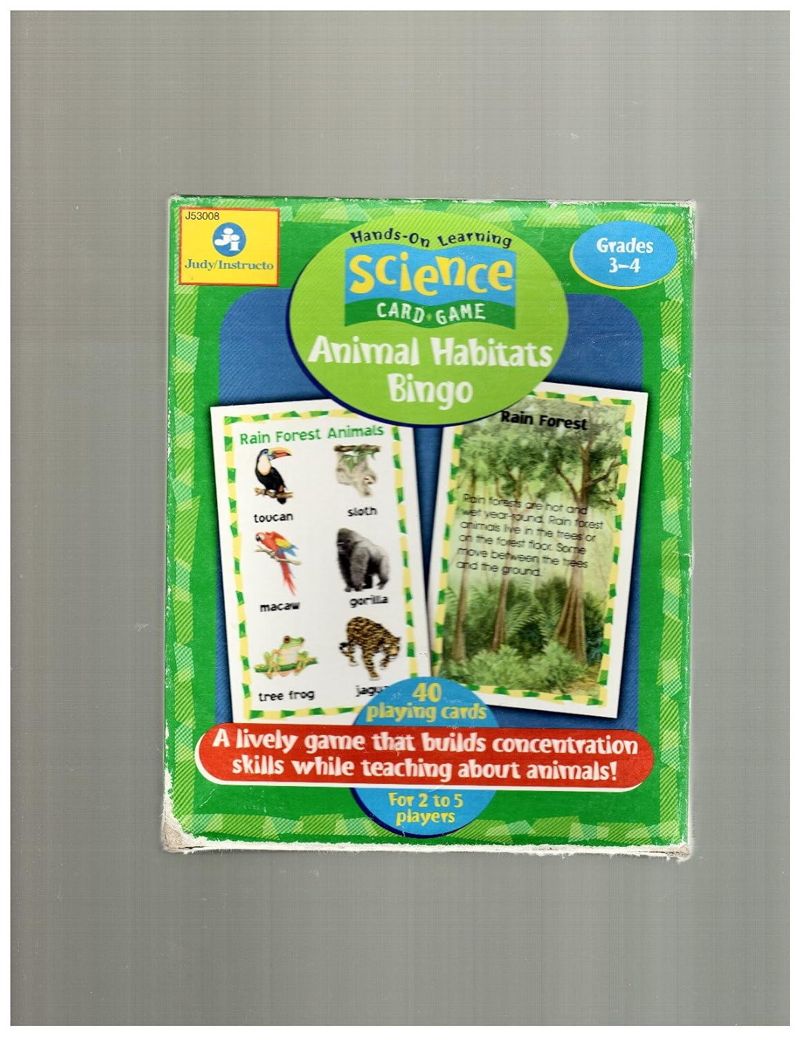 Animal Habitats Bingo | Amazon.com.br