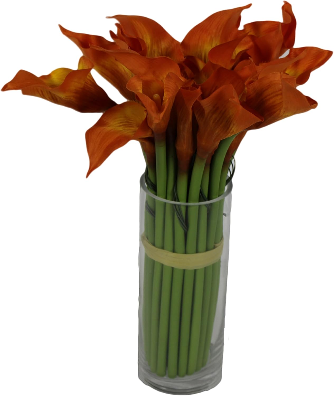 Amazon.com: GKI/Bethlehem Lighting 16.5-Inch Mango Calla Lilies in Vase ...