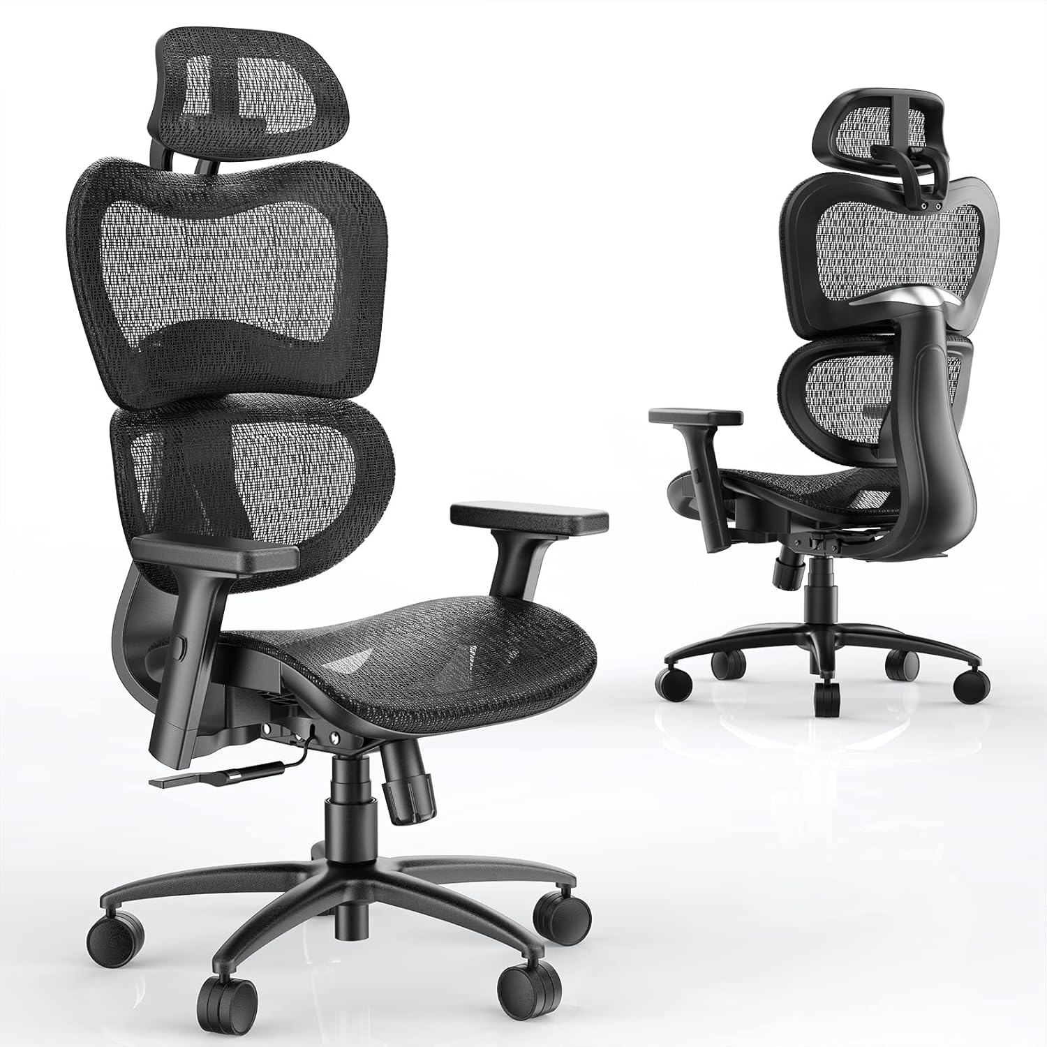 Amazon.com: Tatub Mesh Ergonomic Office Chair Lumbar Support, High Back ...