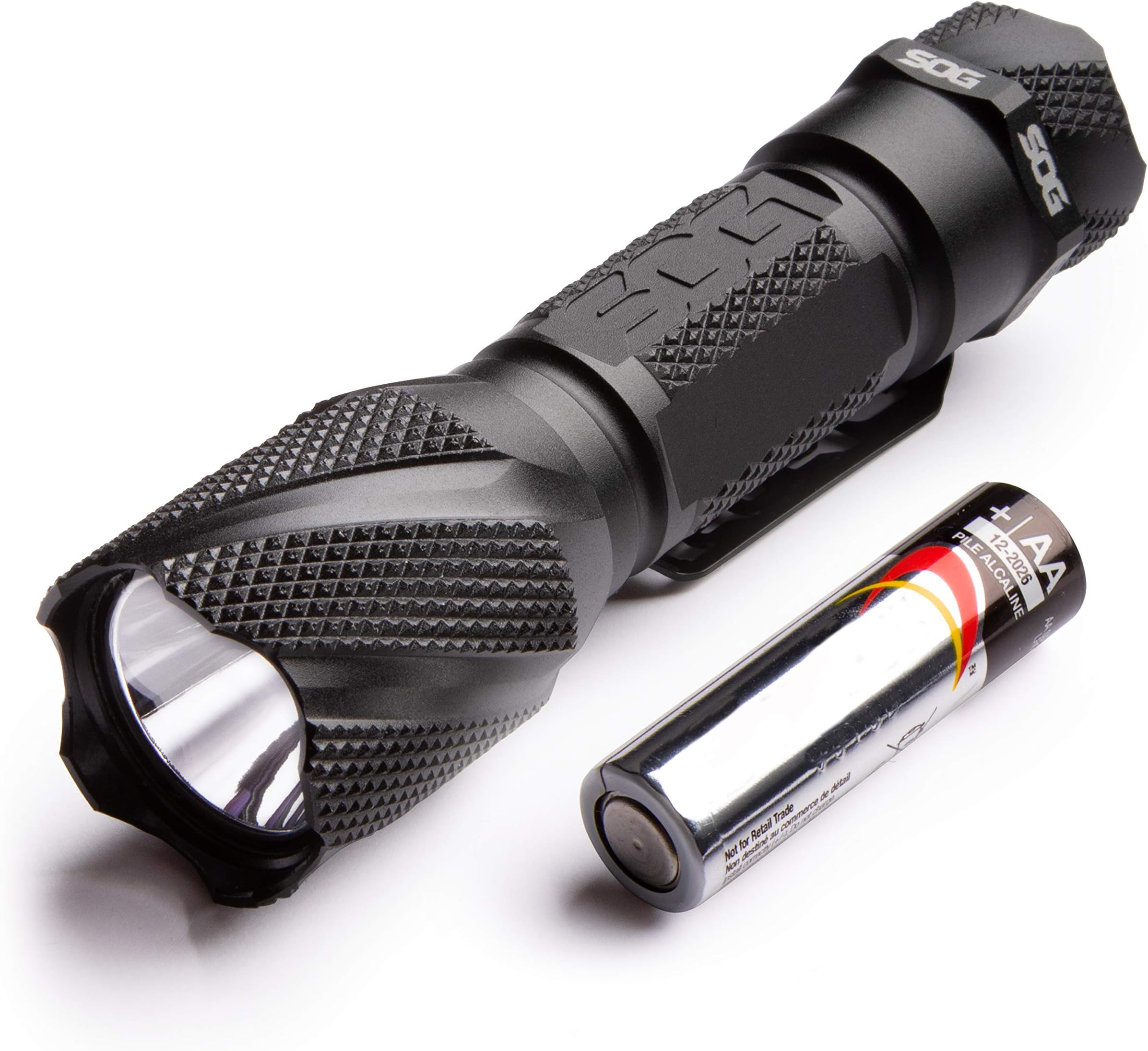 Amazon.com: SOG CREE LED Tactical Flashlight - Dark Energy Waterproof ...