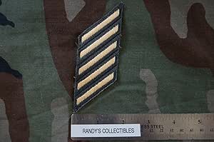 Amazon.com: Us Army Enlisted Male Service Stripes (5) 15 Years Sew On ...
