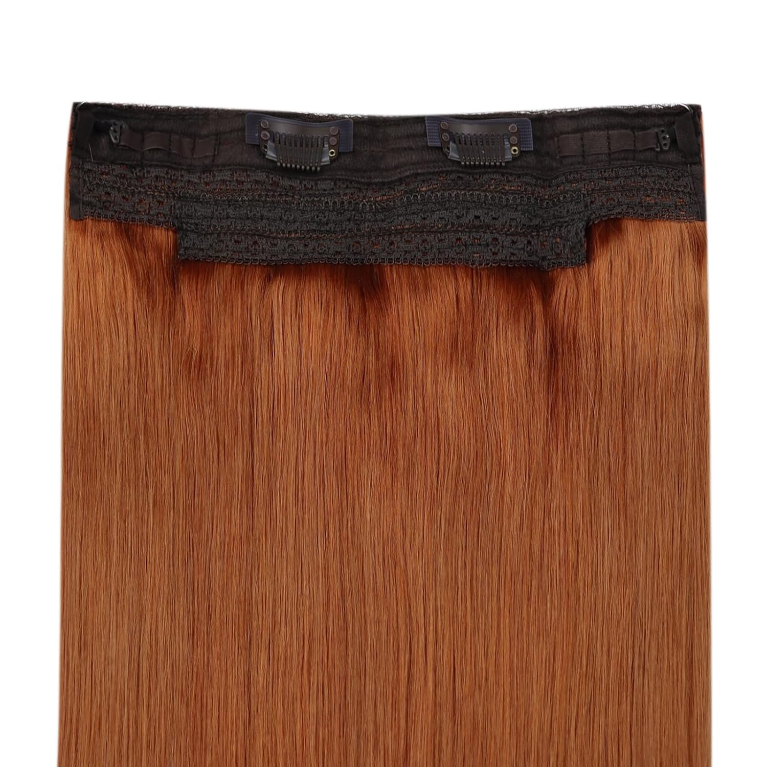 Sunny 100g Copper Wire Hair Extensions with Clip ins One Piece Hair ...