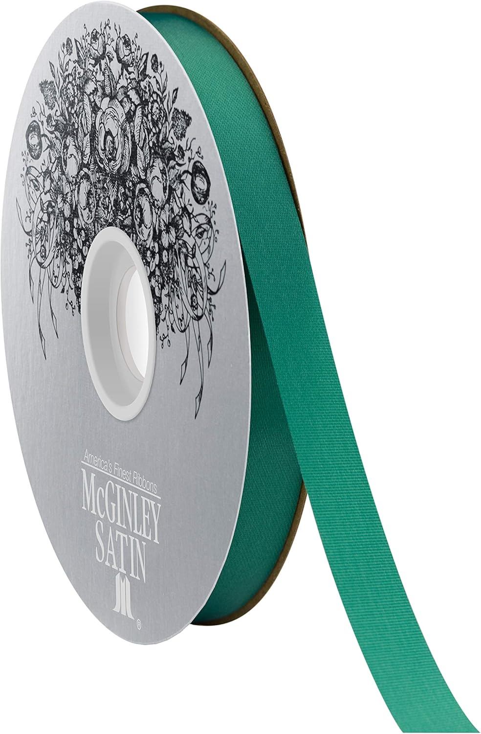 Amazon.com: McGinley Mills 9/16" W Acetate Satin Ribbon, Holiday Green ...