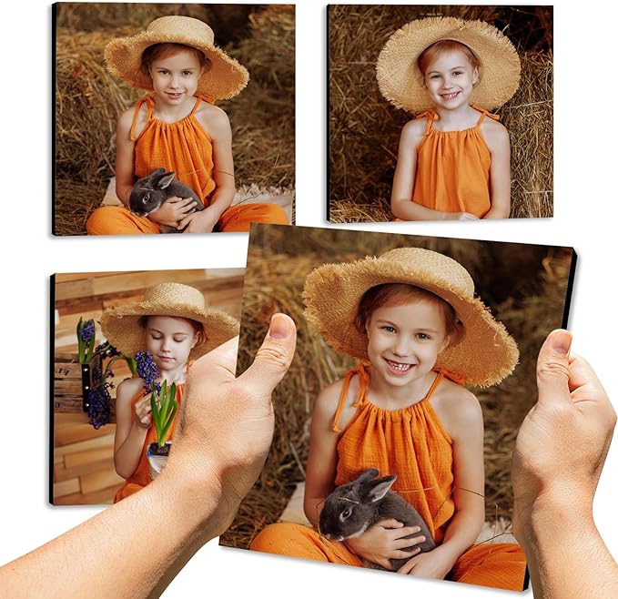 Amazon.com: Custom Photo Tiles, Personalized Mix Tiles Picture Frames ...