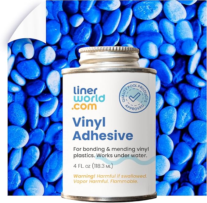 Amazon.com : Swimming Pool Liner Patch Repair Kit with Extra Large 2'x2 ...