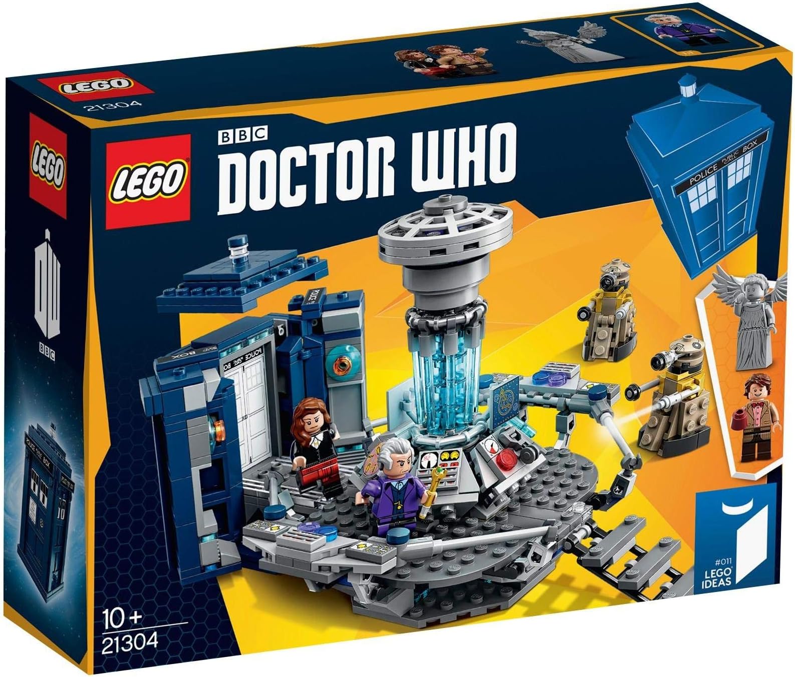 LEGO Doctor Who Tardis Set 21304, Assorted,blue : Amazon.com.au: Toys ...