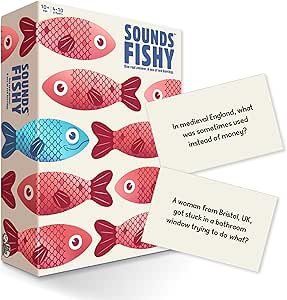Sounds Fishy: The Fast-Thinking, Bluffing Family Board Game for Kids 10 ...