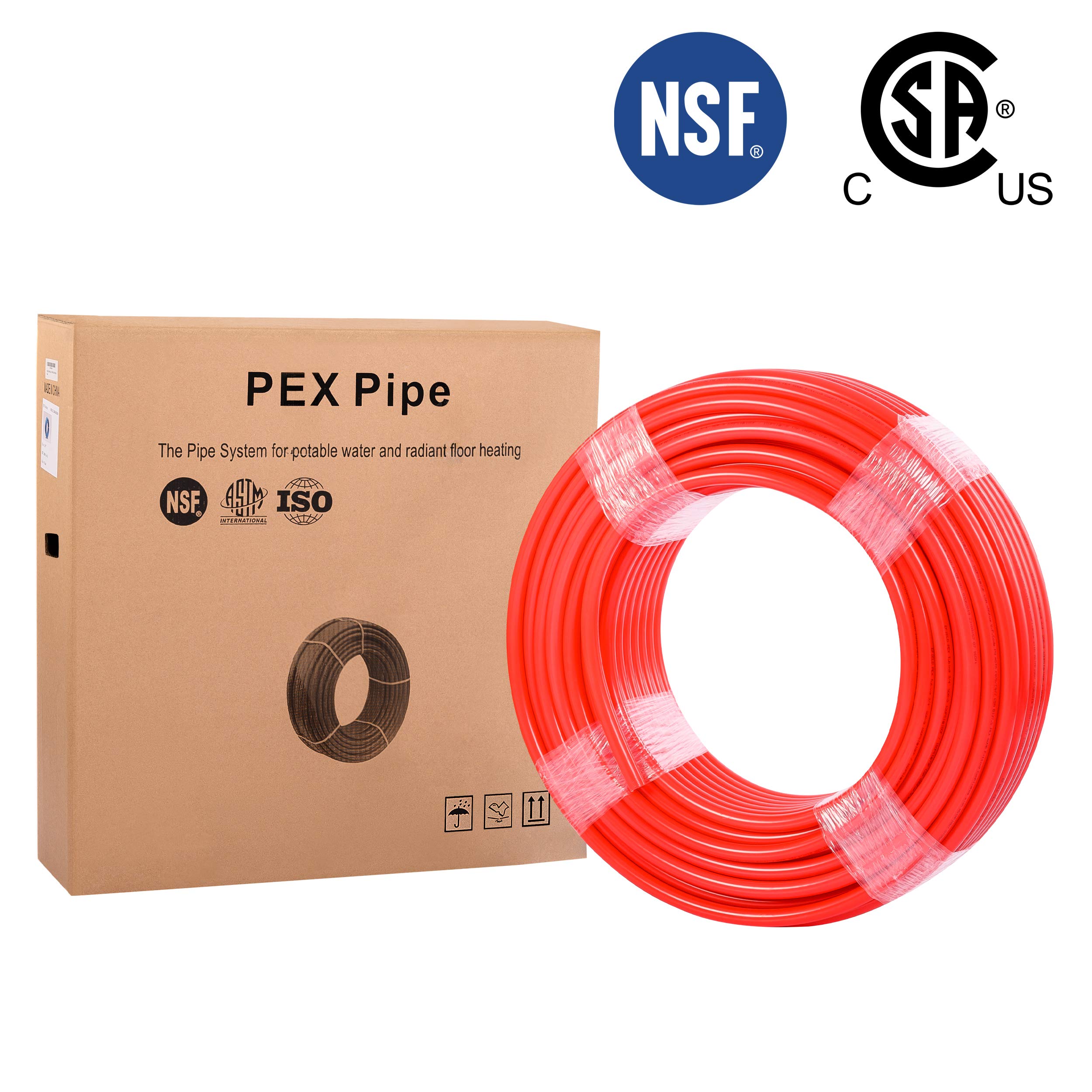 Snapklik.com : EFIELD 1/2 Inch 200 Ft Pex-b Pipe/Tubing (NSF Certified ...