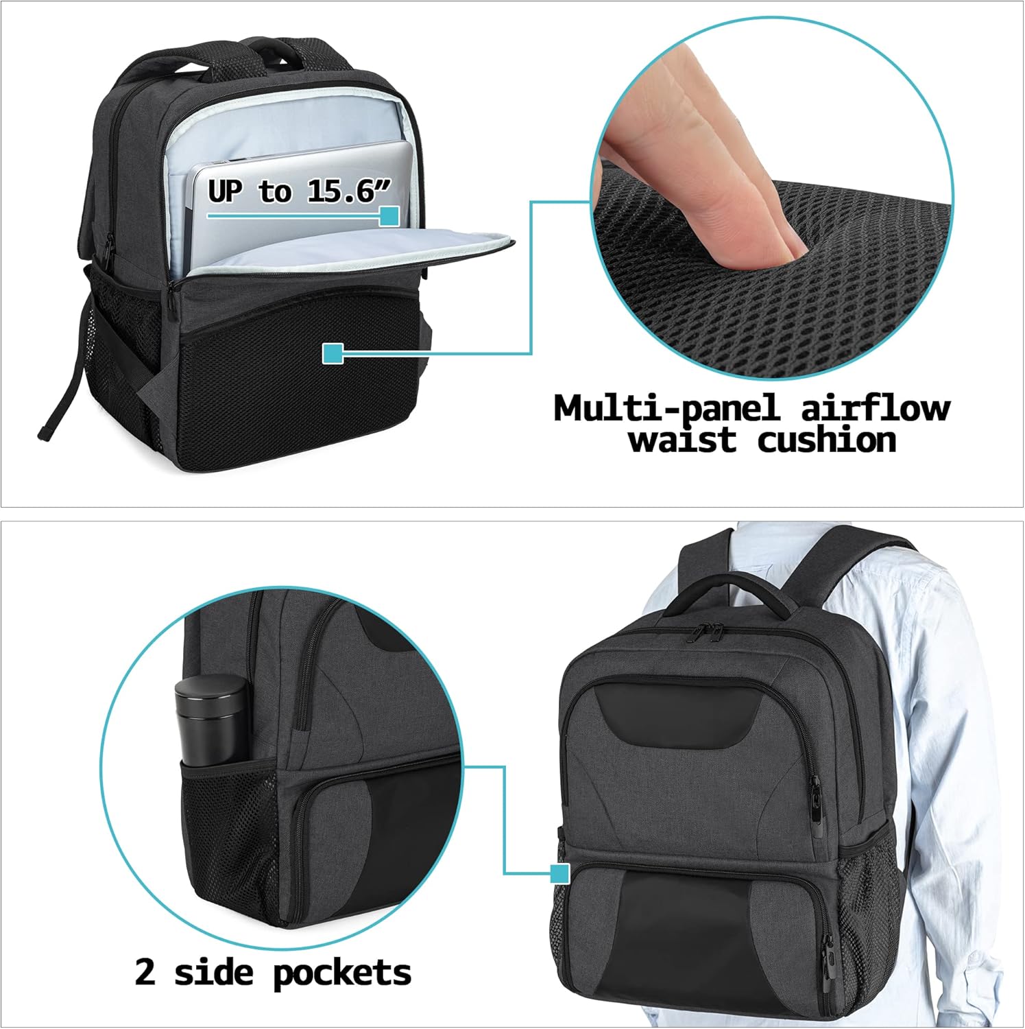 Buy CURMIO Travel Backpack Compatible with ResMed Air Sense9, Air ...