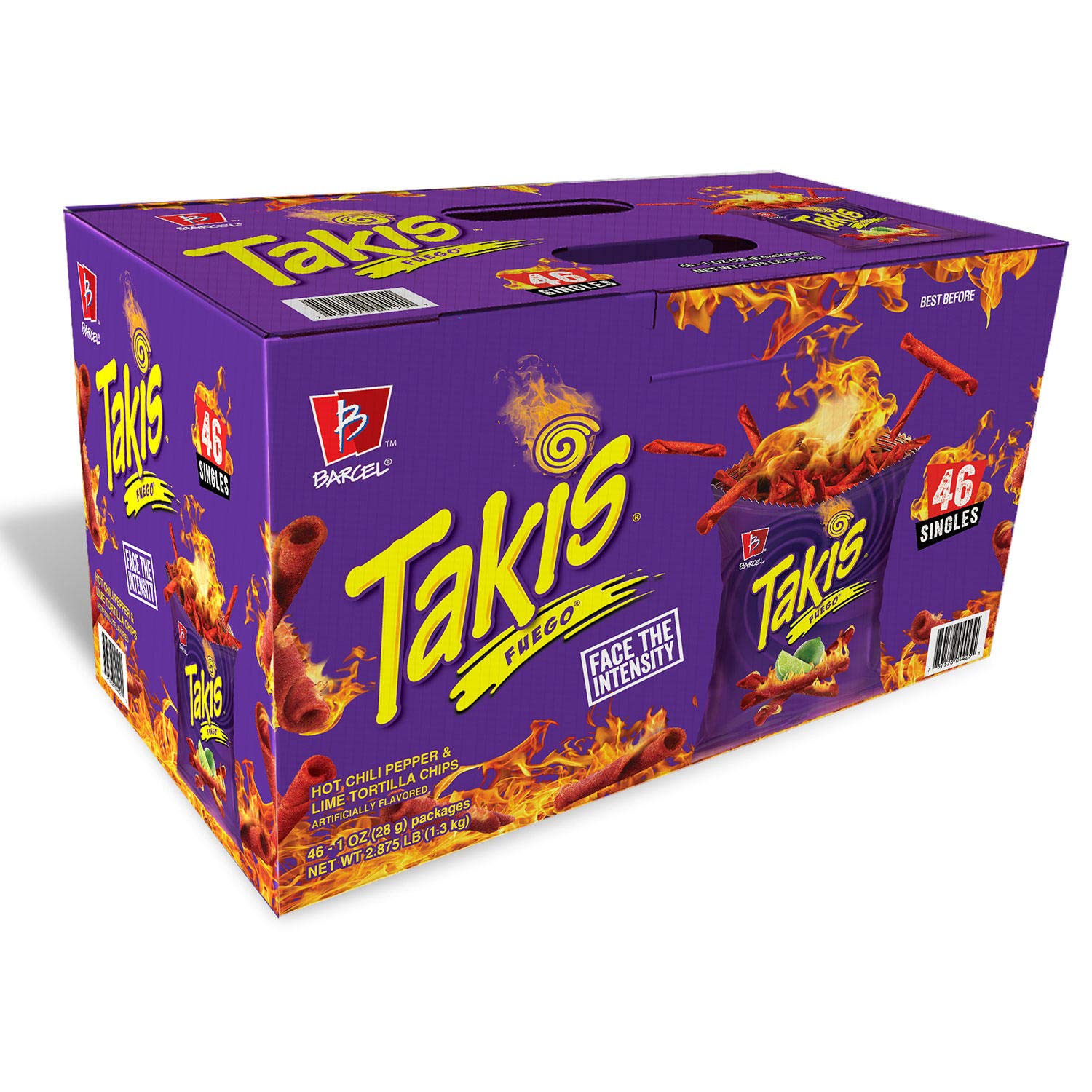 Buy Barcel Takis Fuego Box Of 46 Bags 1 Oz Each Hot Chili Pepper Buy Barcel Takis Fuego Box Of 46 Bags 1 Oz Each Hot Chili Pepper
