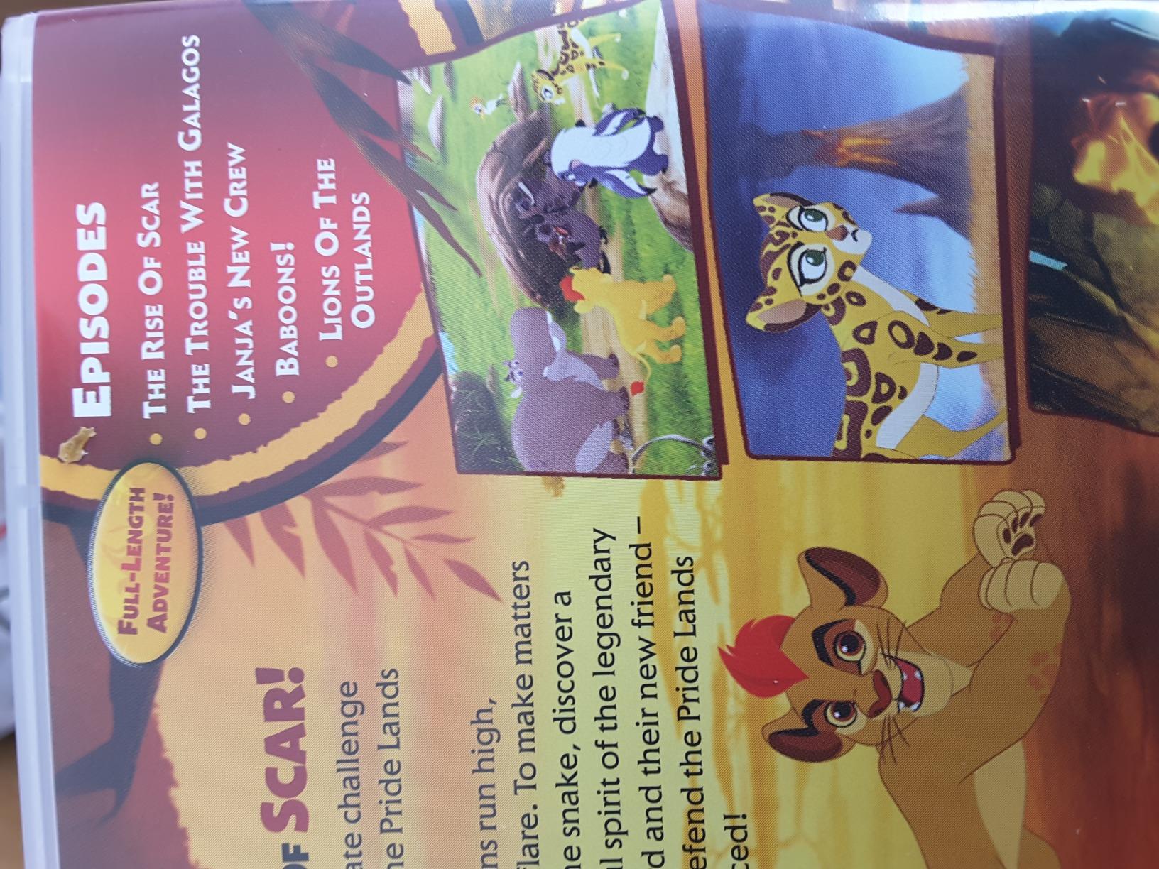 Lion Guard: The Rise Of Scar [DVD] [2017]: Amazon.co.uk: Max Charles ...