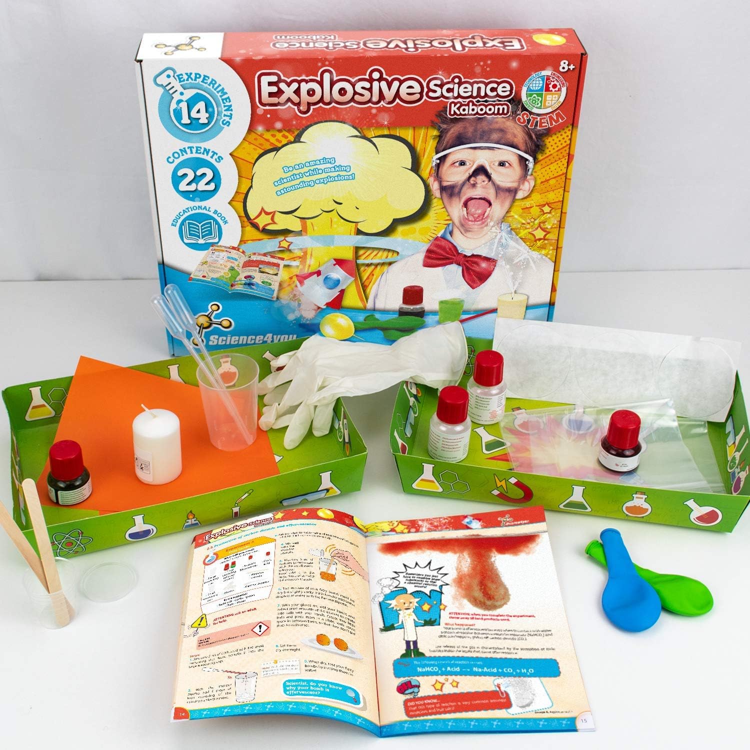 Science 4 You Explosive Science Educational STEM Experiment Kits for ...