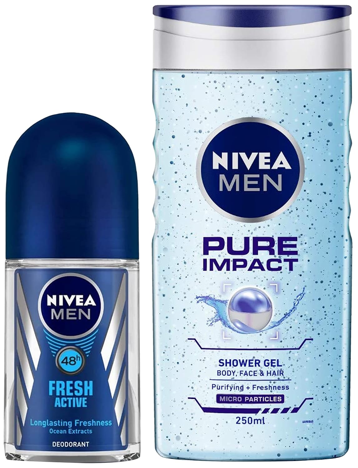 Buy Nivea Deodorant Fresh Active Roll On for Men, 50ml & NIVEA Men Body ...