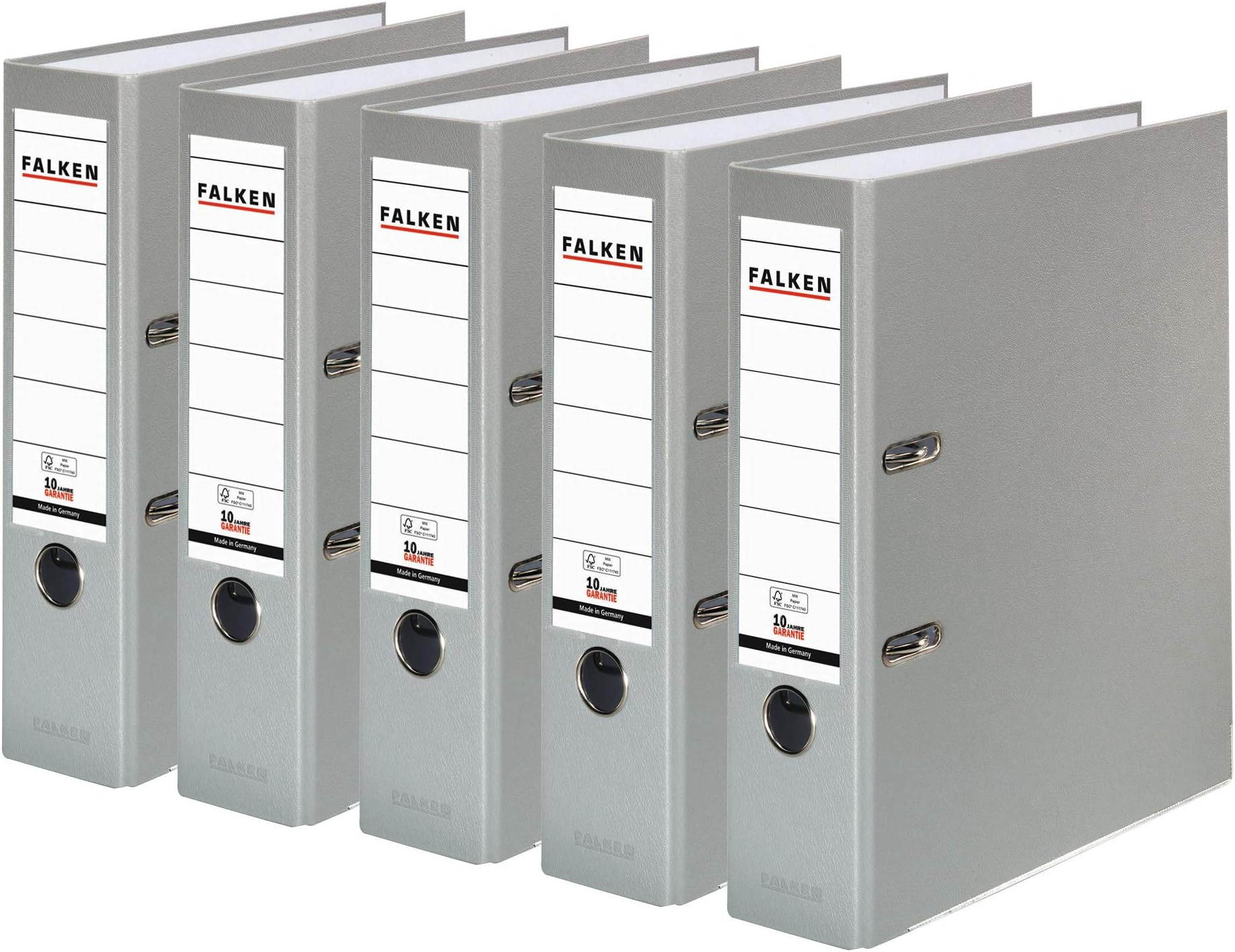Original Falken 5er Pack PP-Color Kunststoff-Ordner. Made in Germany. 8 ...