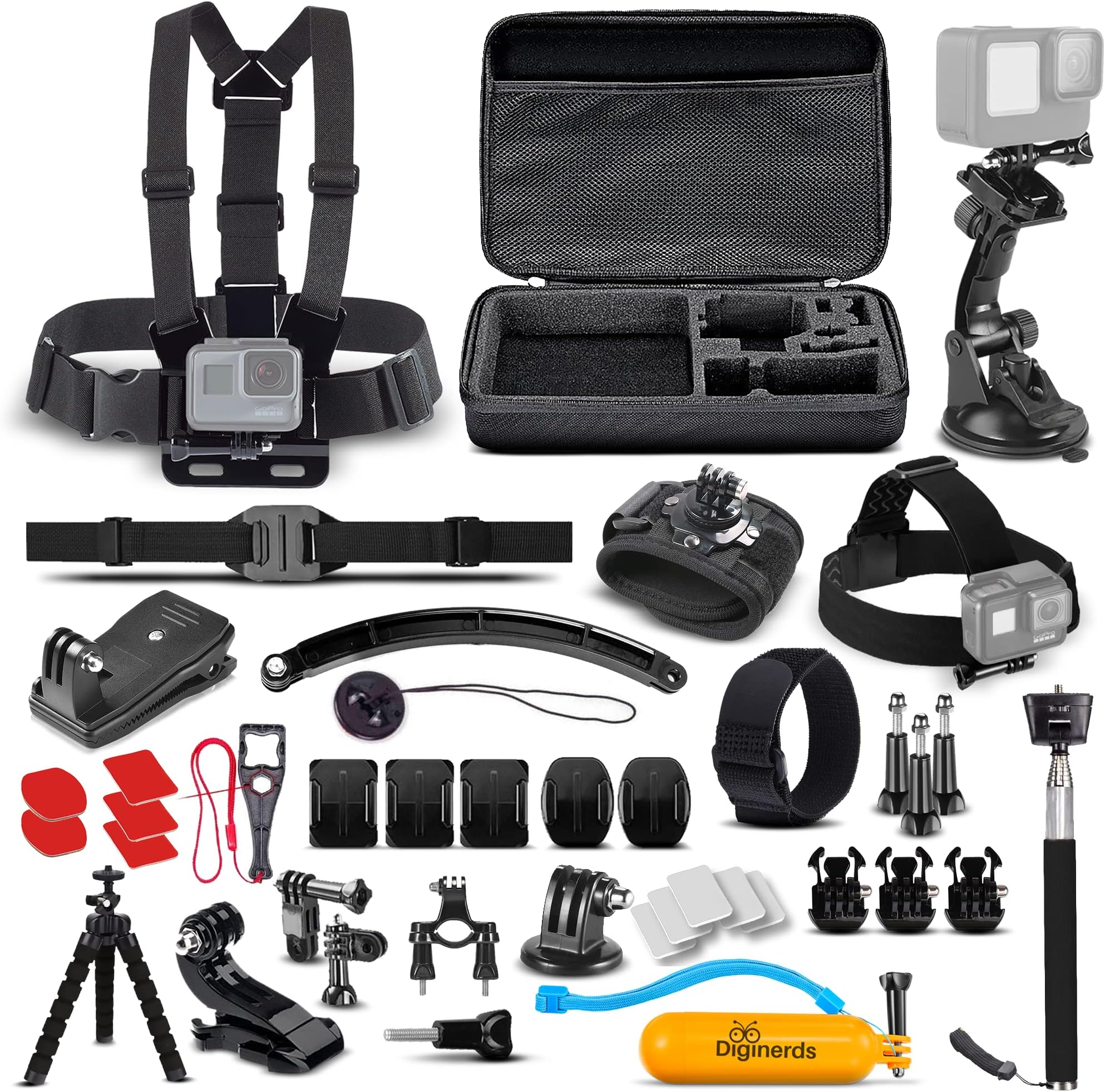 Amazon.com: Suptig Accessories Kit Compatible for Gopro Hero 13/Hero12 ...