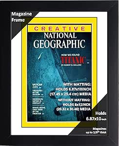 Amazon.com: Creative Picture Frames 6.87 x 10 Magazine Frame with Full ...